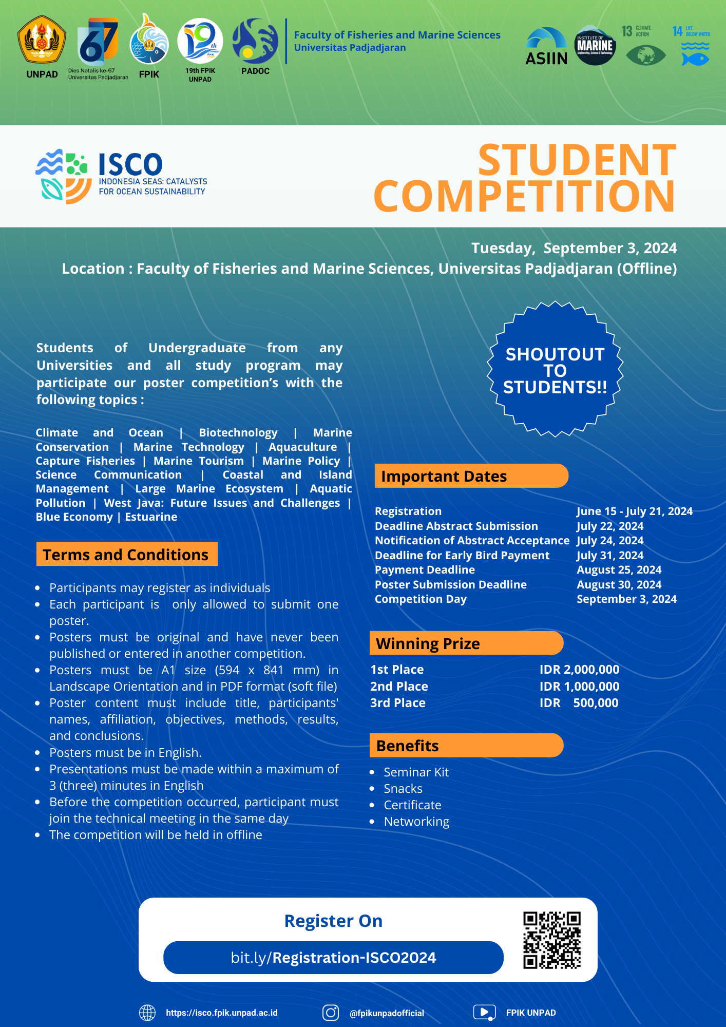 Student Competition – ISCO 2024